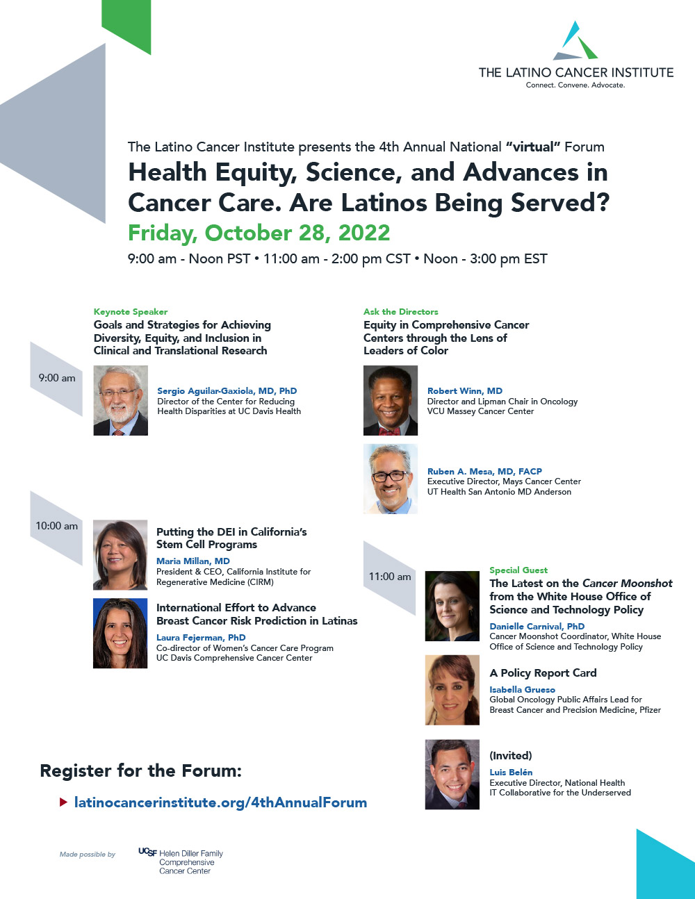 The 4th Annual National “virtual” Forum: Health Equity, Science, and ...
