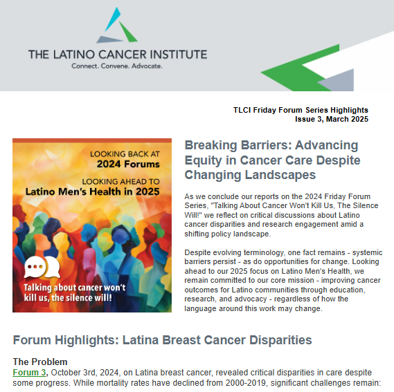 Latina Breast Cancer, Health Equity & Advocacy - TLCI - The Latino ...